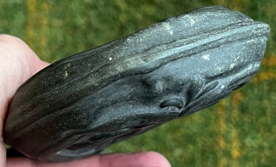 GENUINE VINTAGE ANTIQUE METAL & BRASS BLACK POWDER FUNNEL FLASK ...