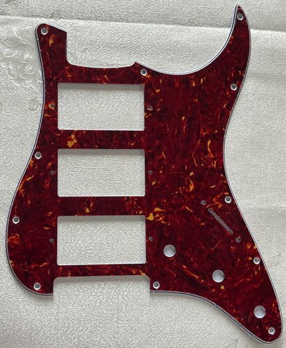 Custom For Stratocaster Start HHH Style Guitar Pickguard Red Tortoise ...