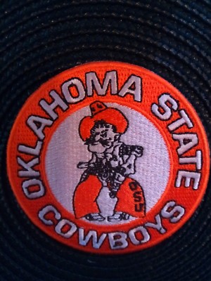 OSU OKLAHOMA STATE UNIVERSITY COWBOYS VINTAGE EMBROIDERED IRON PATCH 3 ...