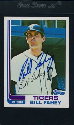 1982 Topps #286 Bill Fahey Tigers Signed Auto *12428 | eBay