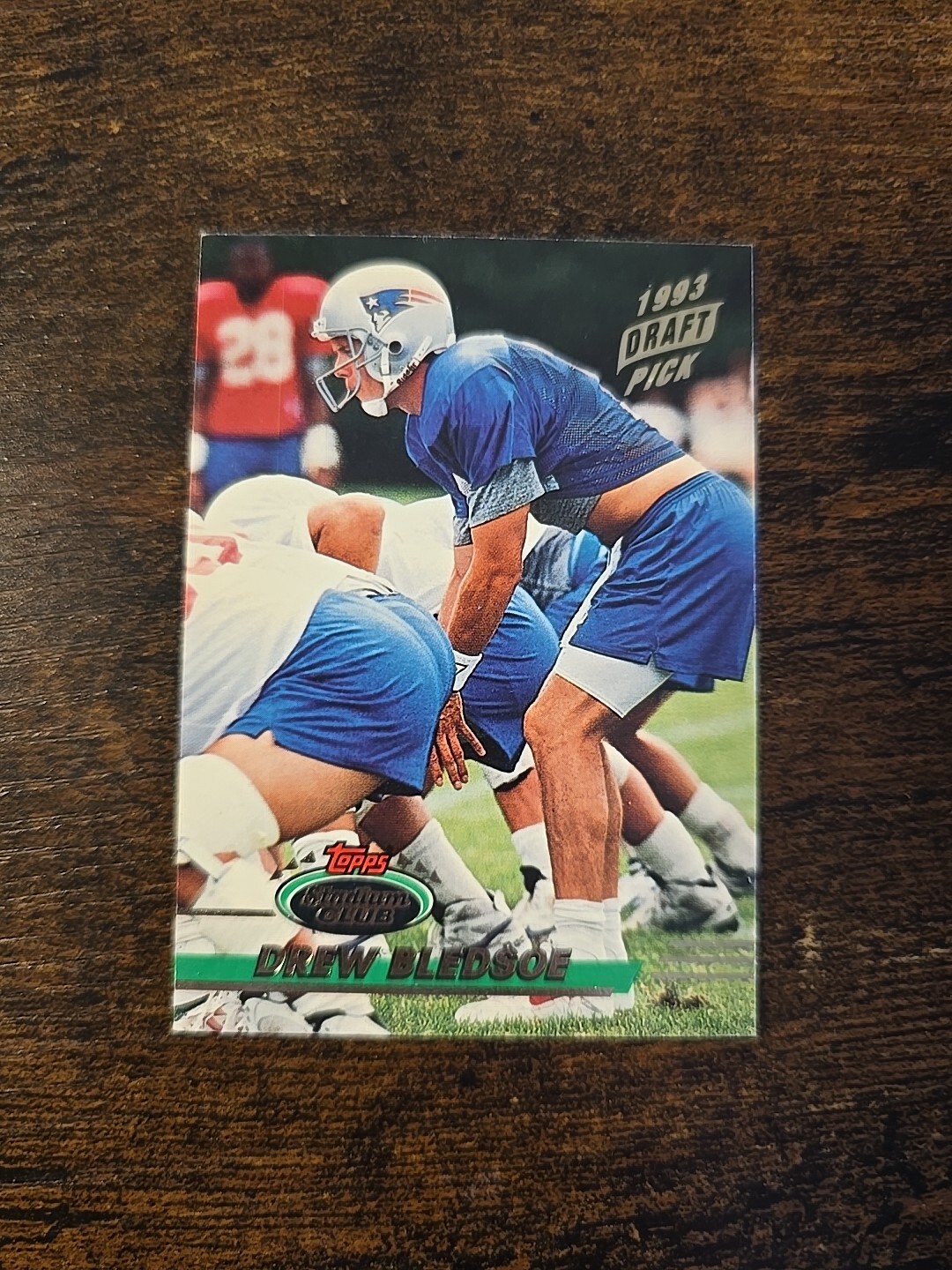 1993 Topps Stadium Club - Drew Bledsoe #280 Draft Pick Stamp (RC) for ...