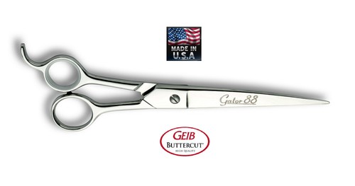 Genuine GEIB GATOR 88 Curved 8 1/2" PROFESSIONAL PET GROOMING SHEAR ...