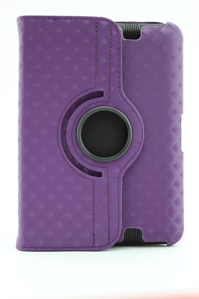 Amazon Kindle Fire HD 7 7" HDX 360 Rotating Magnetic PU Leather Case ...