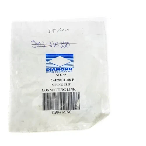 DIAMOND NO 50-2 SPRING CLIP CONN LINK. C-6550CL-08-P , BOX OF 50, FREE ...