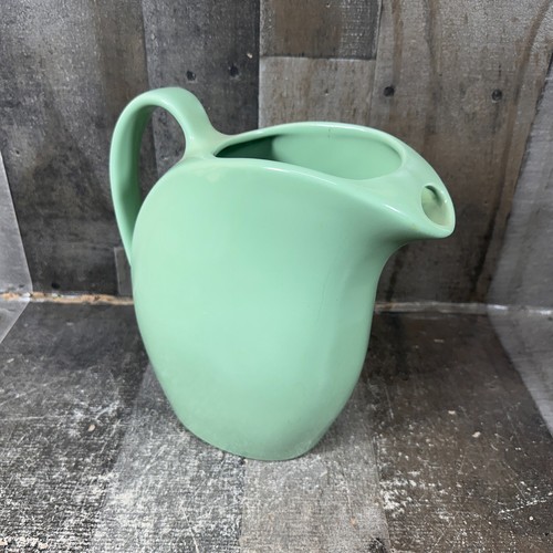 Vintage Hall Pottery #2633 Pitcher - Mint - Sea Green Mid Century | eBay
