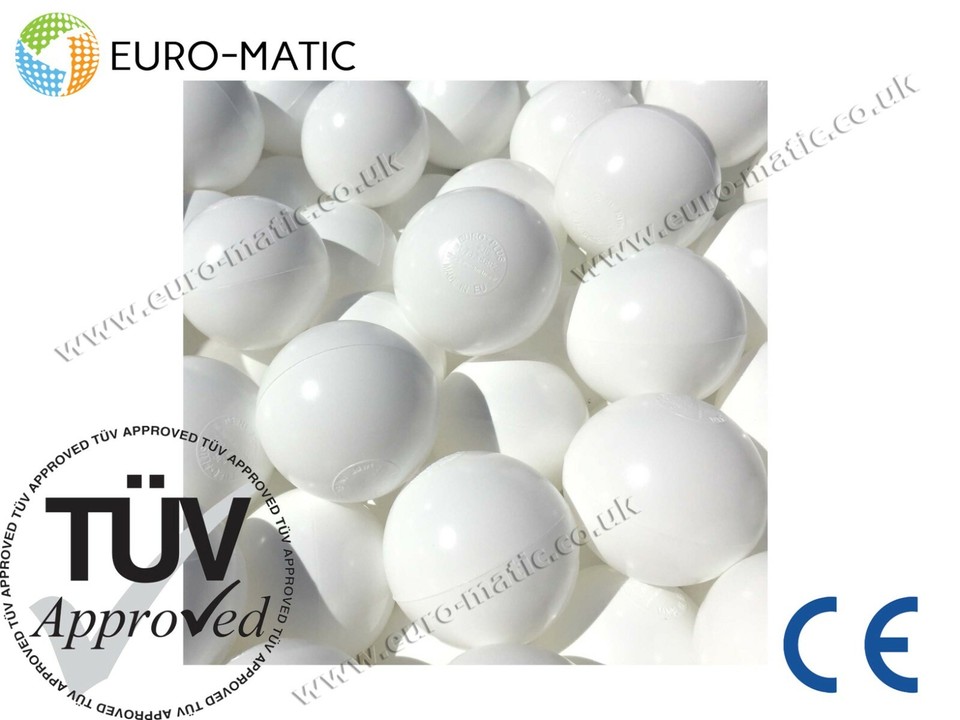 500 Euro-matic Soft Play Pen Pit Pool Balls COMMERCIAL GRADE 75mm *FREE ...