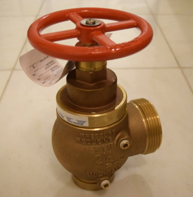 Wilkins Zurn Pressure Reducing Fire Hose Valve 2 1/2" ZW4000GSF-S ...