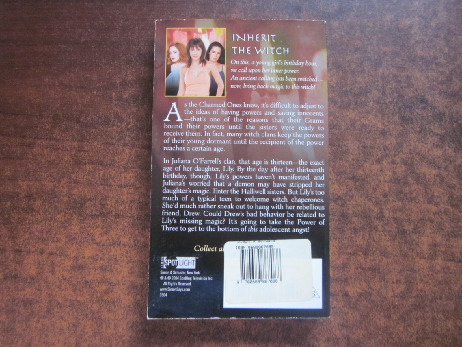 Charmed Book INHERIT the WITCH #23 by Laura Burns TV Series 2004 ...