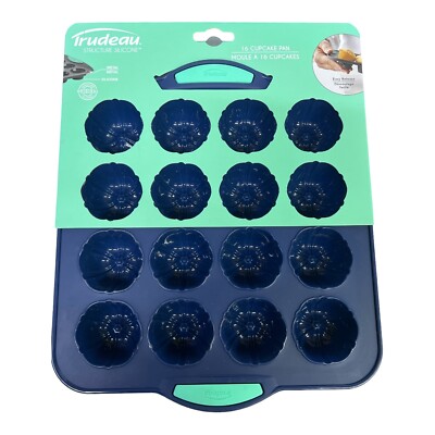 Trudeau Silicone 16 Cupcake Pan | eBay