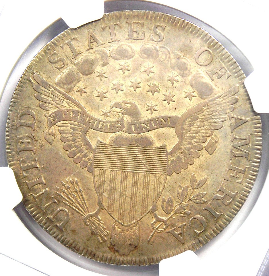 1803 Draped Bust Silver Dollar $1 Coin - Certified NGC AU55 - $17,500 ...