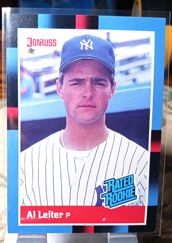 1988 Donruss Rated Rookie Baseball Card of Al Leiter #43 (NM) Free ...