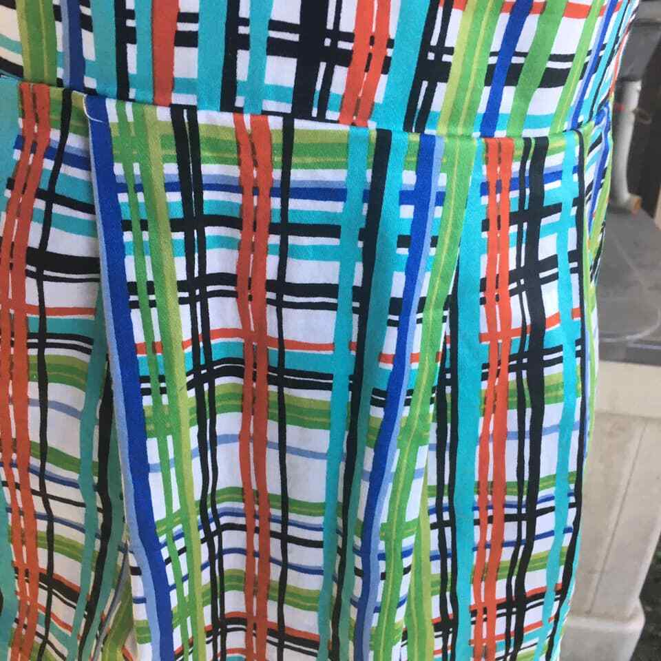 ModCloth Minuet Plaid Bottom Ruffle Top MultiColor Dress S | eBay