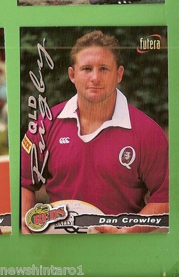 1996 RUGBY UNION CARD #33 DAN CROWLEY, REDS | eBay
