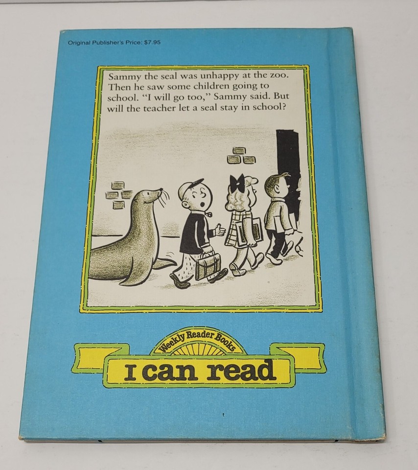 Vintage SAMMY The Seal by Syd Hoff - I Can Read Book 1959-Hardcover ...