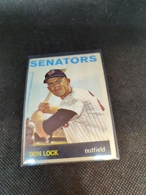 1964 Topps Don Lock #114 Washington Senators Baseball Card | eBay