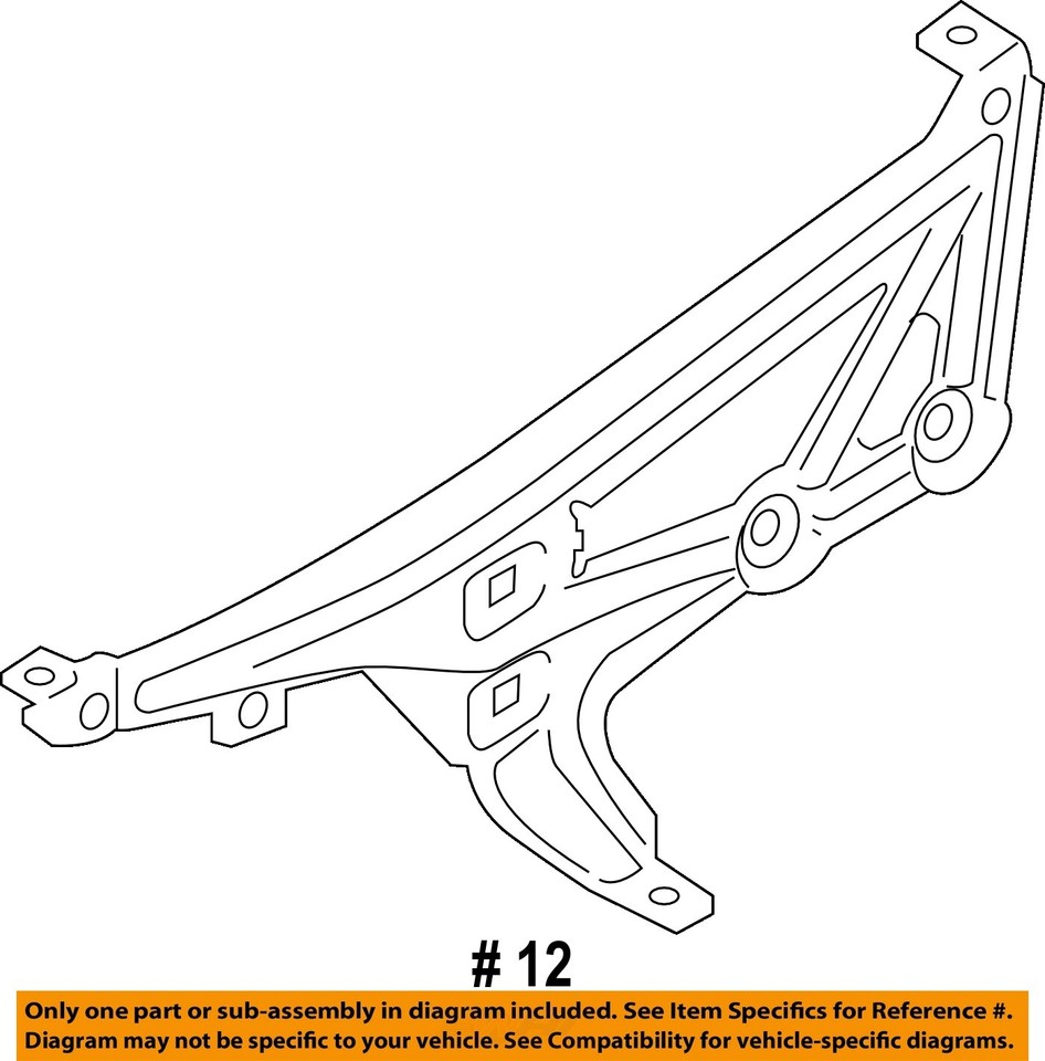 BMW OEM 16-22 X1 Fender Structural Components Rails-Bracket 41007427130 ...