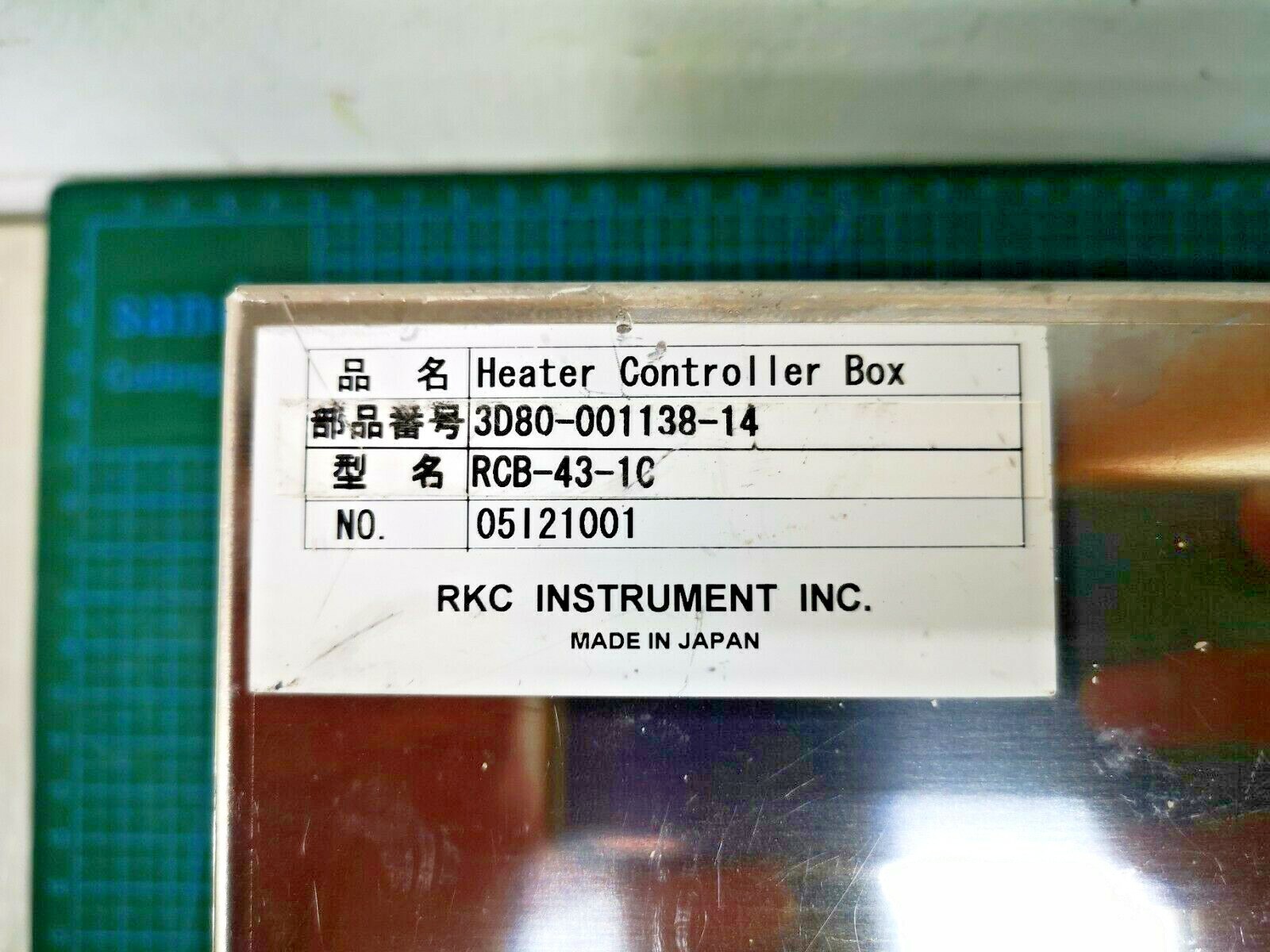 2614+RKC+HEATER+CONTROLLER+BOX+3D80-001138-14+RCB-43-1C for sale online ...