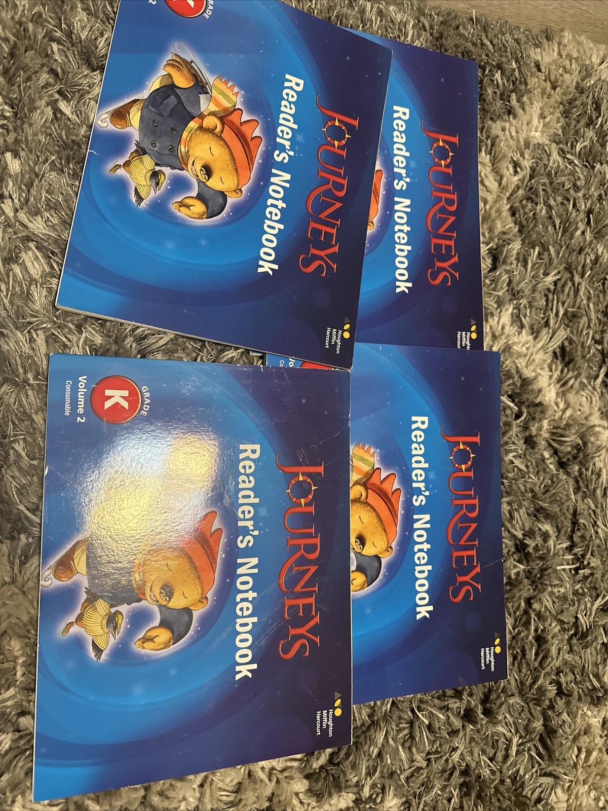 4 QTY Journeys: Reader's Notebook Volume 2 Grade K - Stationery (bc4 ...