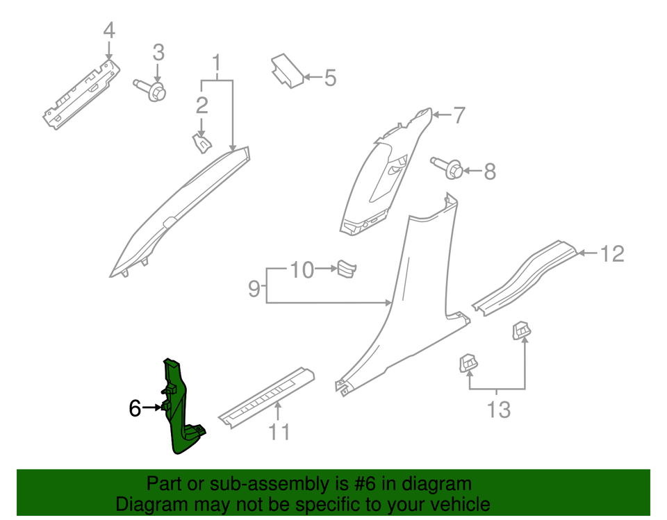 Genuine Ford Cowl Trim DA5Z-5402344-AA | eBay