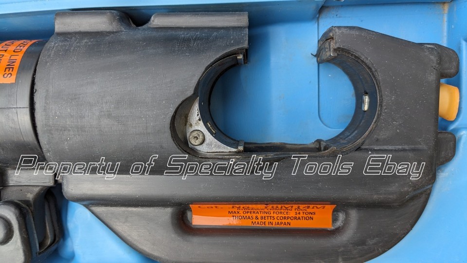 Thomas Betts Hydraulic Crimper TBM14M 14 Ton Crimping Tool Burndy ...
