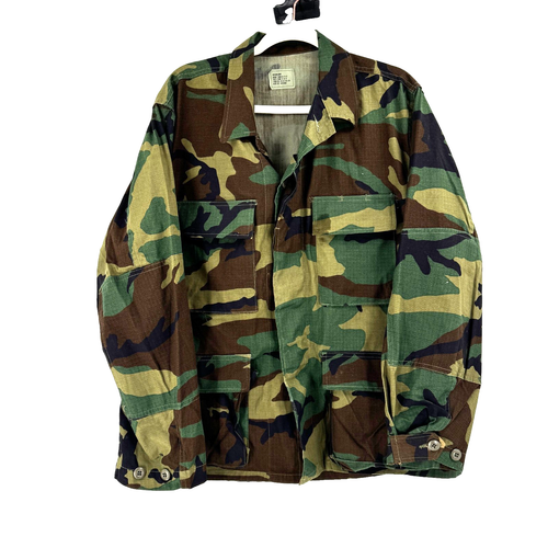 US Military Woodland Field Jacket Warn Weather Men's Medium Combat ...