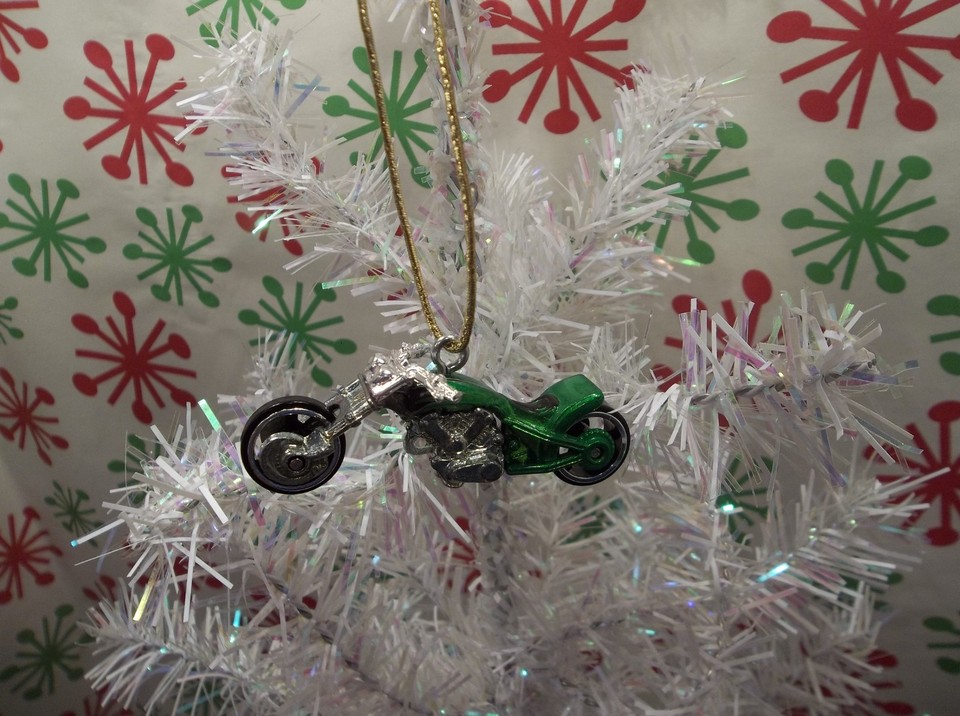 MOTORCYCLE CHRISTMAS ORNAMENT CHOPPER | eBay