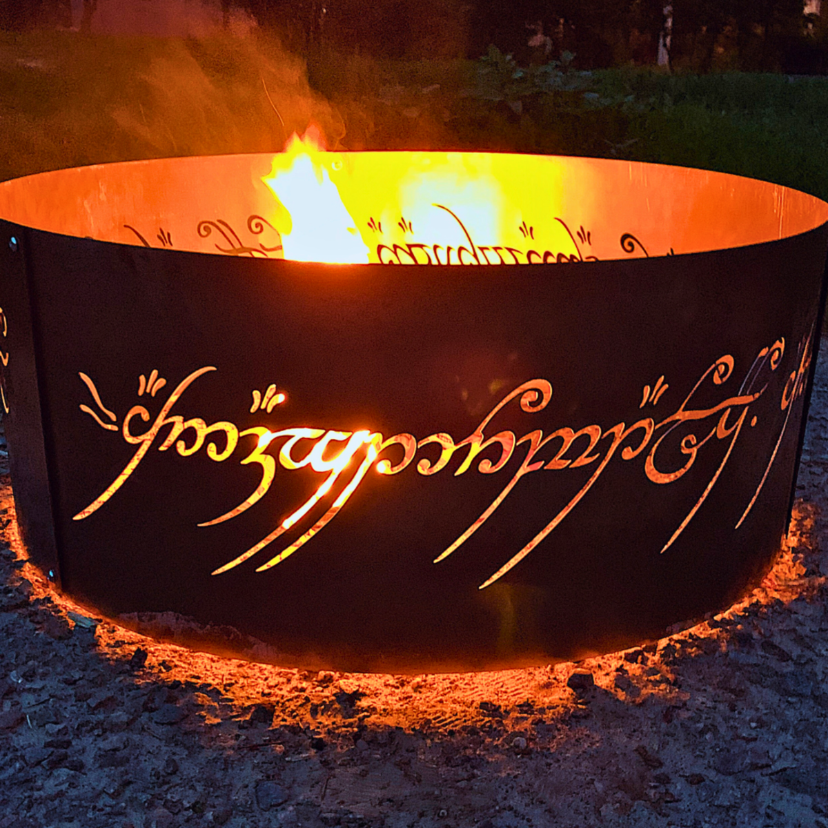 Campfire Rings Heavy Duty Koutemie Outdoor Fire Pit Ring Liner 40 Inch