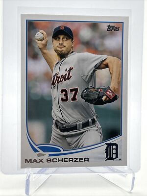 2013 Topps Max Scherzer Baseball Card #37 Mint FREE SHIPPING | eBay