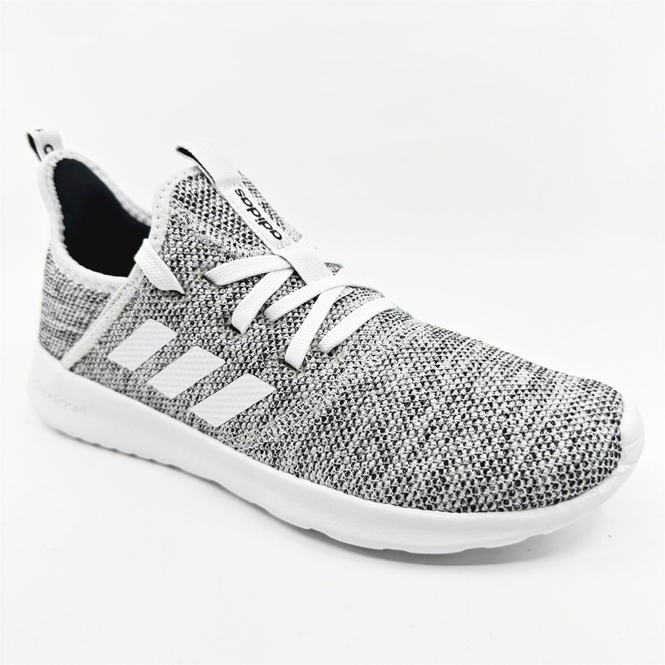 Adidas Cloudfoam Pure Cloud White Womens Athletic Sneakers | eBay