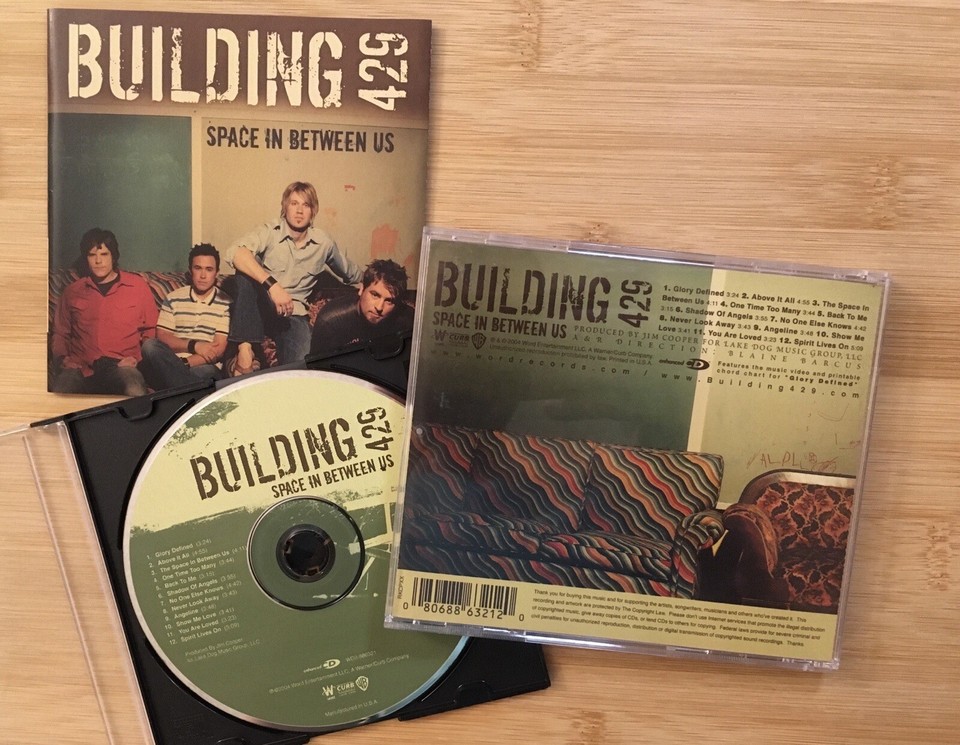 Space In Between Us by Building 429 (CD, 2022). Christian Contemporary ...