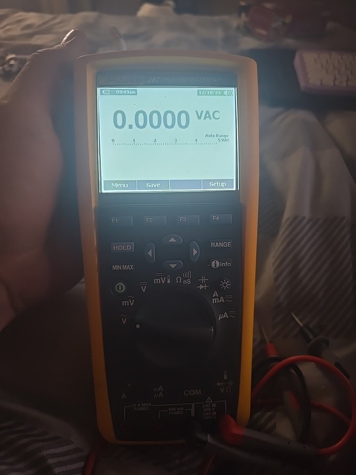 Fluke 287 True RMS Electronics Multimeter Cat IV 600V with Leads | eBay