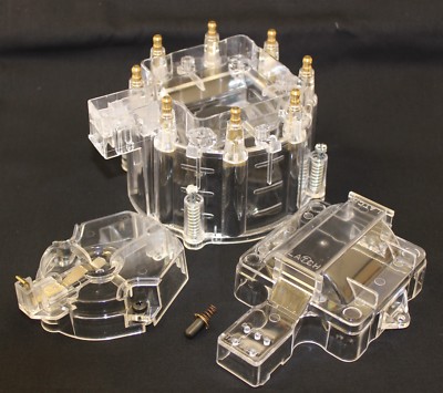 MAXX 4404C Clear Performance HEI Distributor Cap 75-85 Big Block Chevy ...