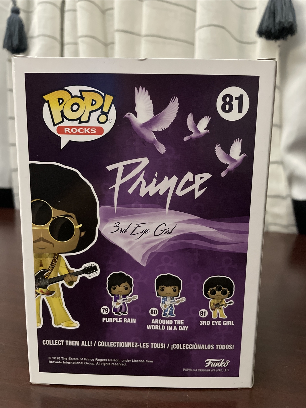 Prince 3rd Eye Girl Pop Figure Vinyl Funko Purple Rain Rocks New MIB ...