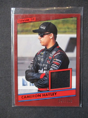 2019 Donruss Race Used Material #86-CH Cameron Haley 147/250 | eBay