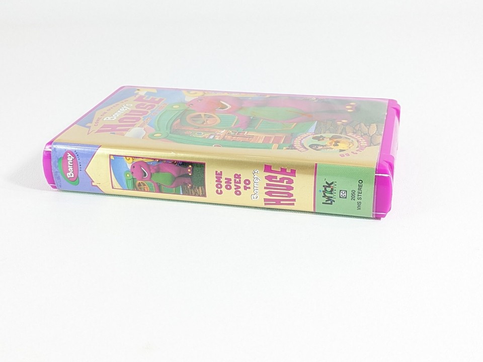 Barney - Come on Over to Barneys House (VHS, 2000) Purple Clam Shell ...