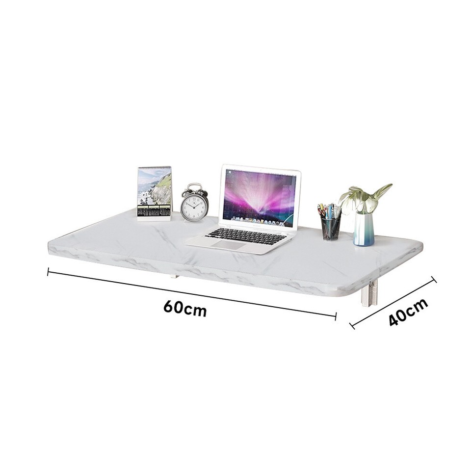 Drop-leaf Wall Table Folding Laptop Computer Desk Kitchen Storage Shelf ...