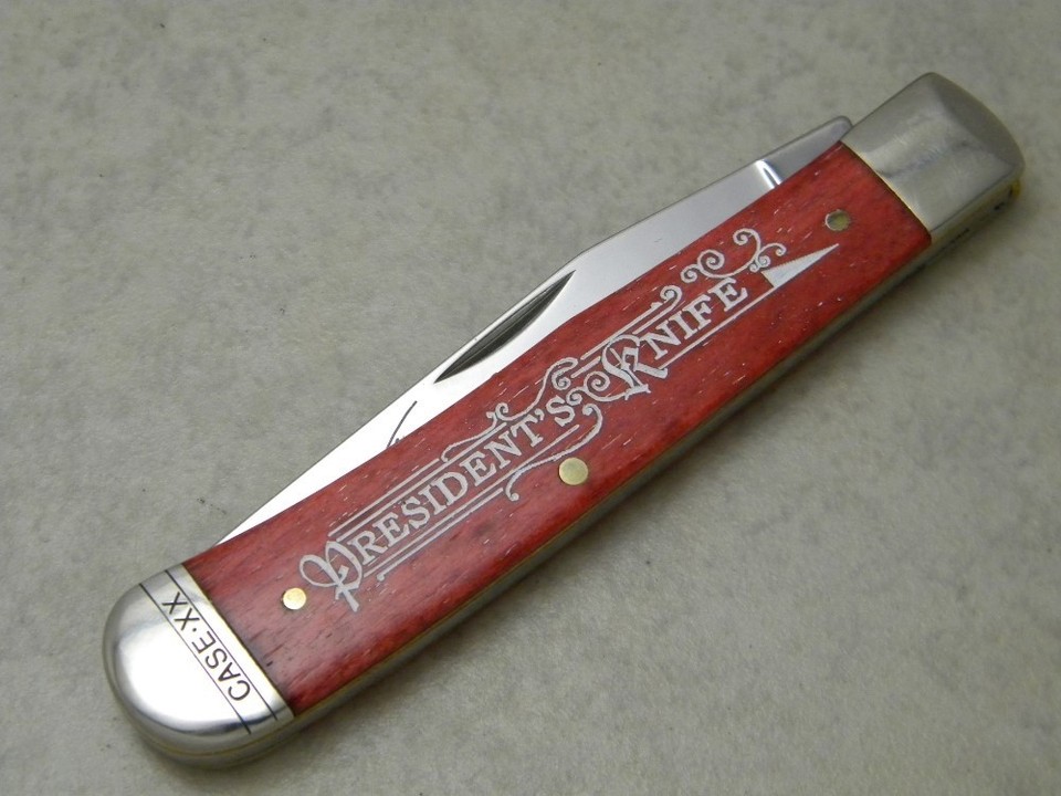Case XX USA My Favorite President's Bone 6154 Trapper Knife NIB | eBay
