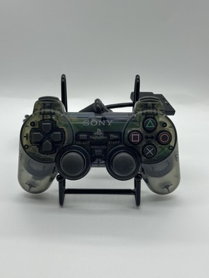 Sony PlayStation 2 PS2 Smoke Gray Clear Controller DualShock OEM SCPH ...