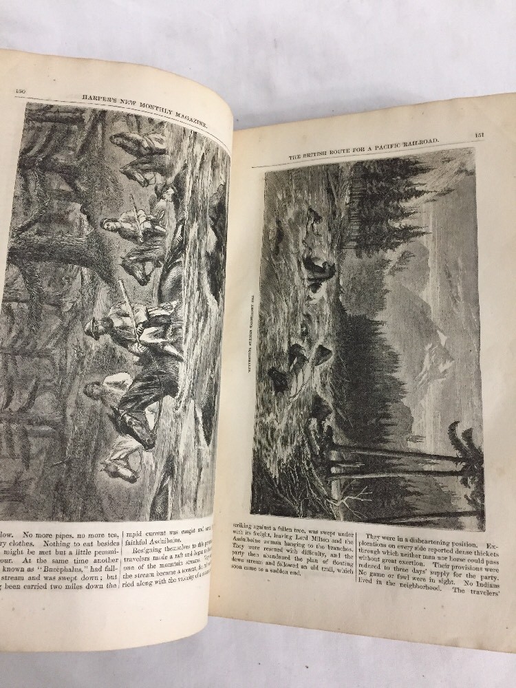 HARPER'S NEW MONTHLY MAGAZINE Volume 32 DECEMBER 1865 -MAY 1866 LEATHER ...