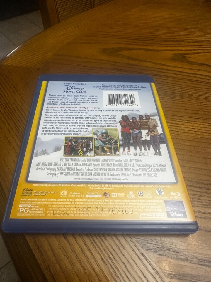 Cool Runnings (Blu-Ray, 1993) 786936851649 | eBay