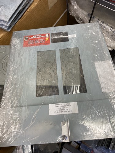 GE DEAD FRONT COVER 125A MAX. 120/240V 1 PH LONG 14 3/4 WIDE 12 1/4 | eBay