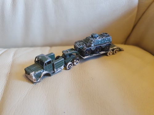 Matchbox Lesney Tank Transporter Thorneycroft Antar Tank Toy | eBay UK