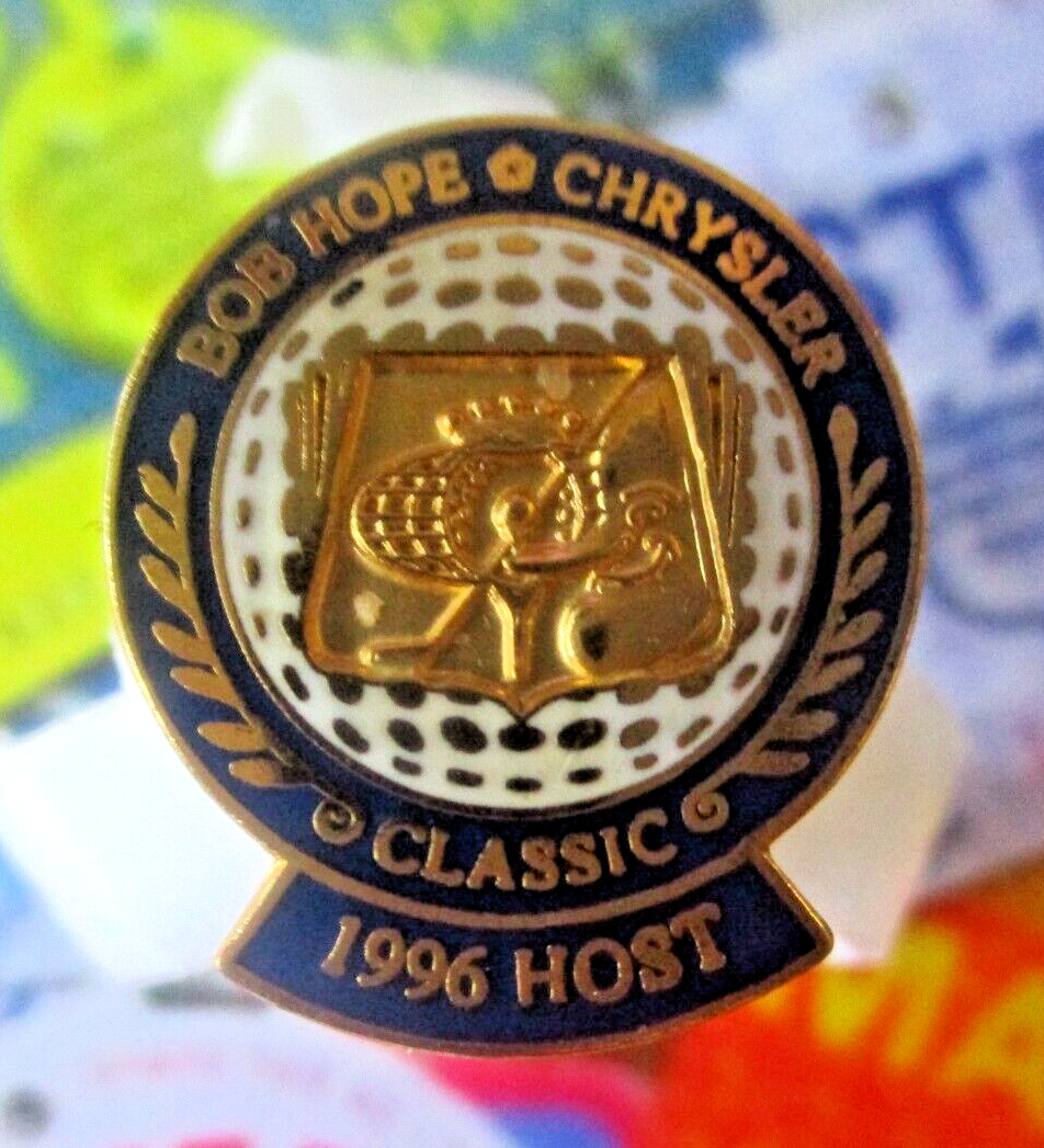 vtg - BOB HOPE CHRYSLER CLASSIC / 1996 HOST - Lapel Hat Pin - Golf ...