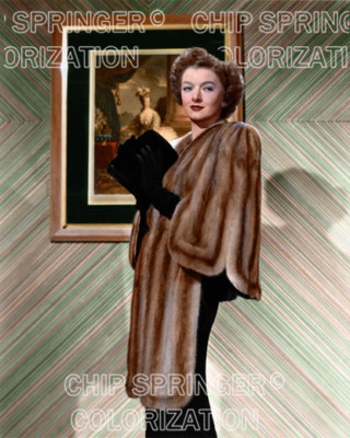 MYRNA LOY a Painting & Fur | Beautiful 8x10 COLOR by CHIP SPRINGER ...