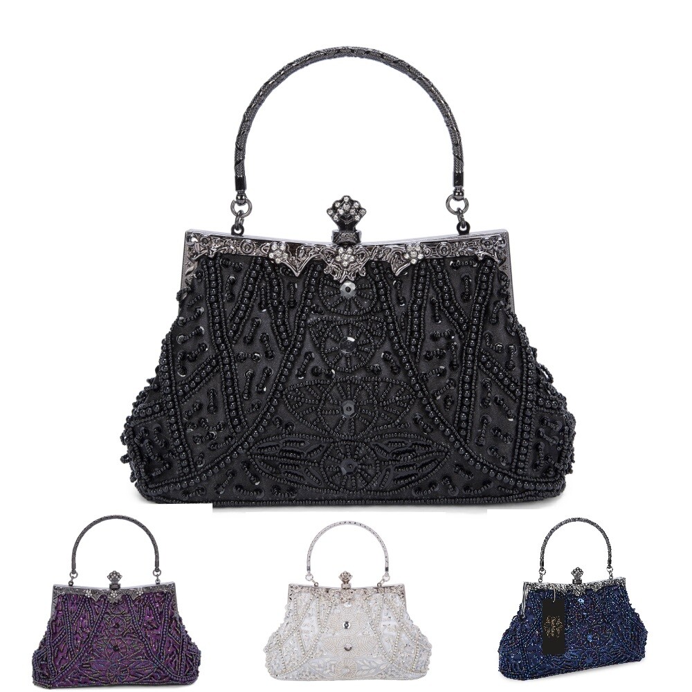 Women's Evening Bag Shiny Clutch Handbag Ball,Party,Prom,Banquet ...