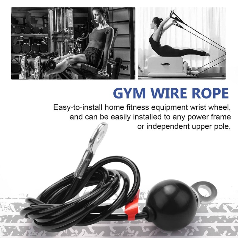 1.8M Gym Wire Rope Heavy Duty Steel Wirerope for Home Cable Machine ...