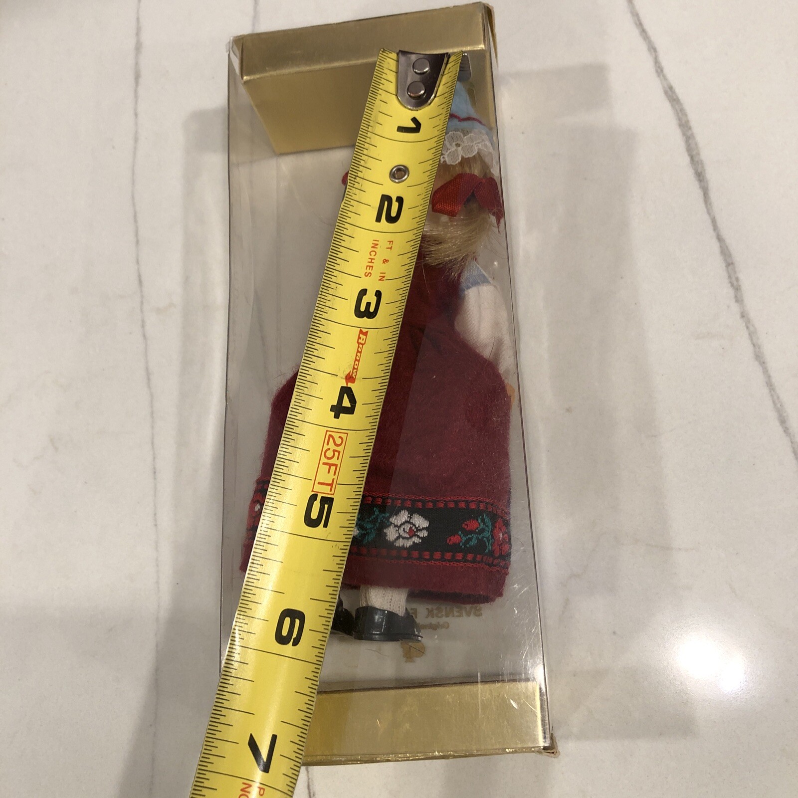 Svensk Folkdrakt Doll Smaland W/Box, Collector Doll, Vintage Swedish ...