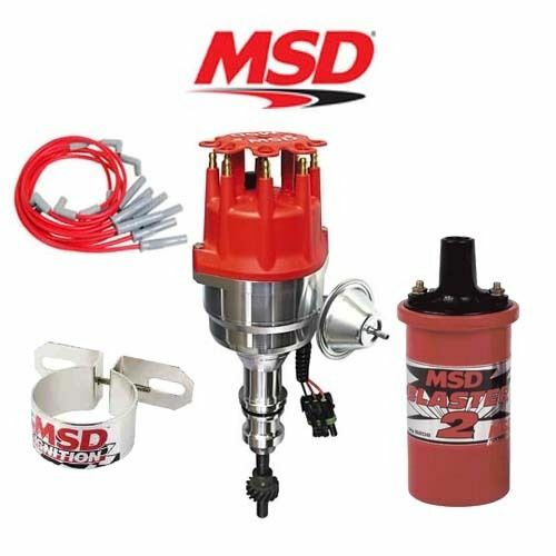 MSD 9902 Ignition Kit Ready to Run Distributor/Wires/Coil - Early Ford ...
