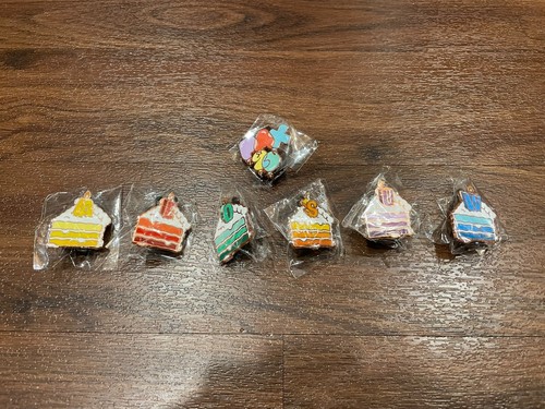Pinny Arcade PAX Pins 2024 Staff Trade 7 Pin Set Birthday Cake Balloons ...
