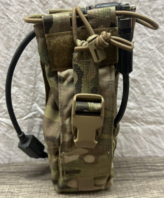 US Military Issue EFB Power RADIO POUCH w/ AN/PRC-154 CHARGER, MOLLE ...
